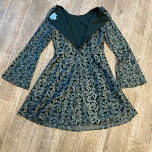 CeCe | Dresses | Cece Green Fit And Flare Layla Dress | Poshmark
